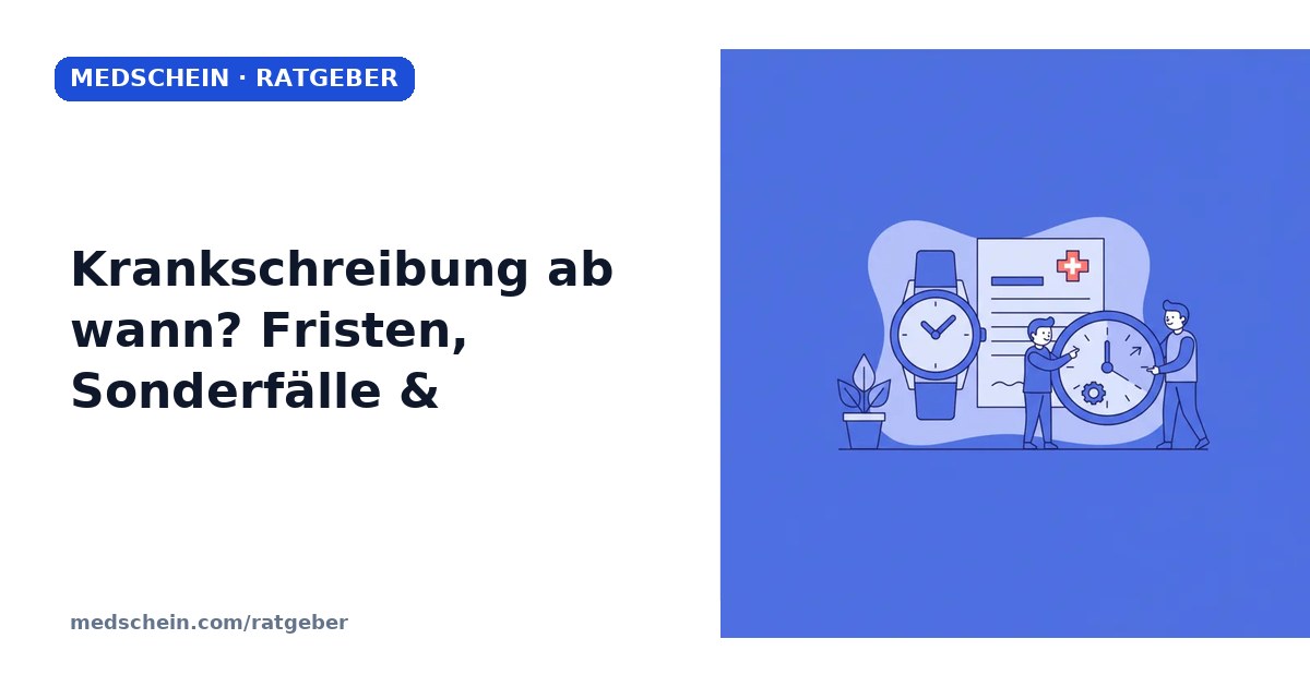Ab Wann Braucht Man Krankschreibung